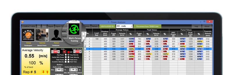 TENDO Unit | Software | TENDO Sports Machines and Technologies